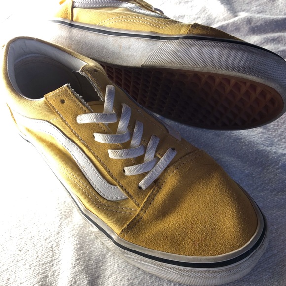 Vans | Shoes | Gold Vans | Poshmark